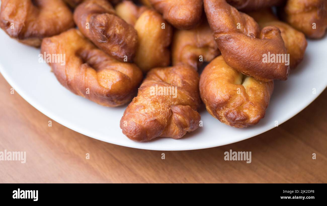 homemade sugared donuts fresh and delicious Stock Photo - Alamy