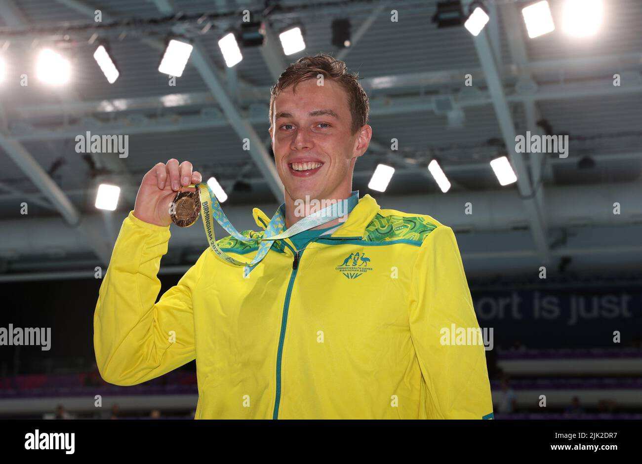 Australia's Zac Stubblety-Cook after winning gold in the the Men's 200m ...