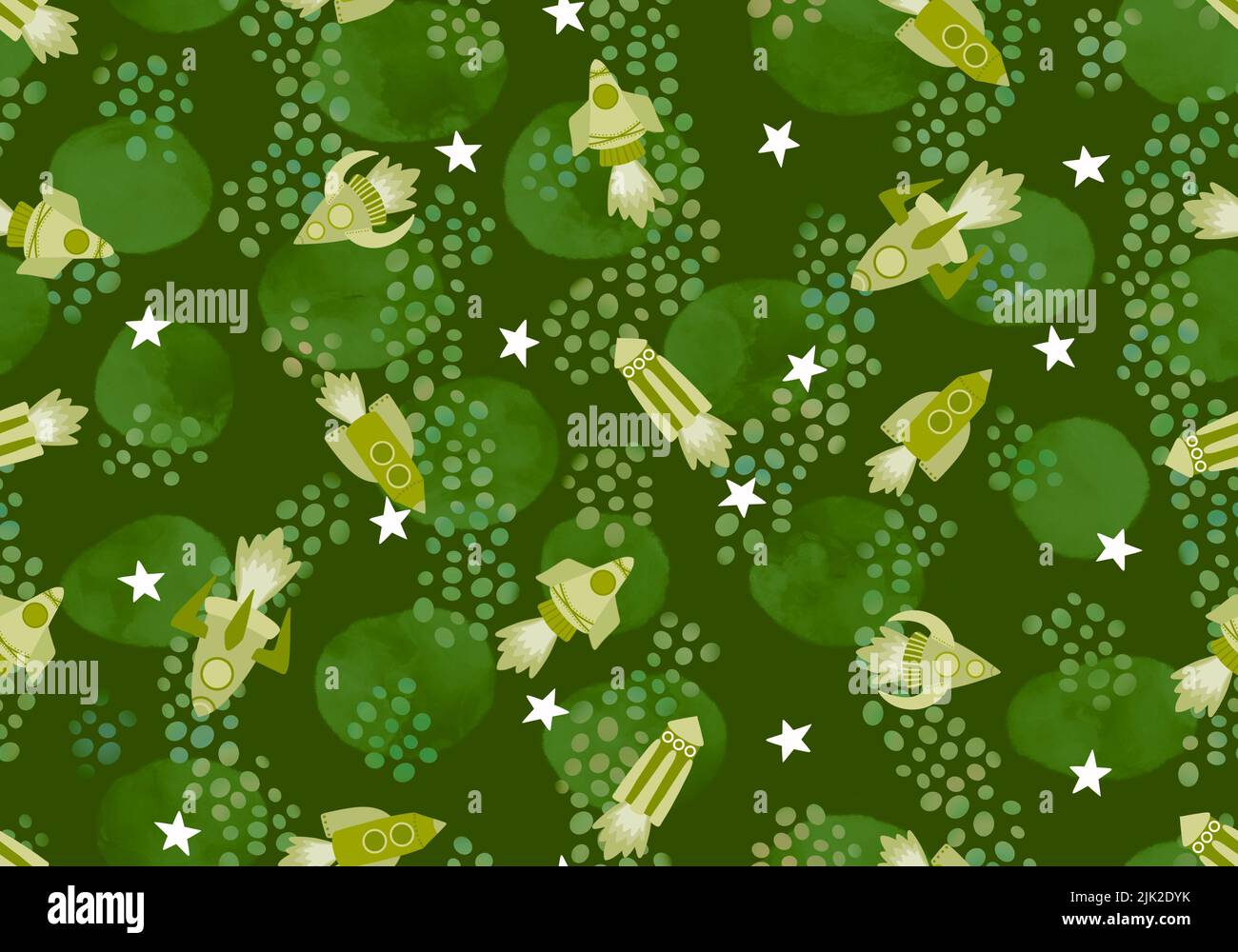 Cartoon seamless spaceship pattern for fabrics and kids and school ...