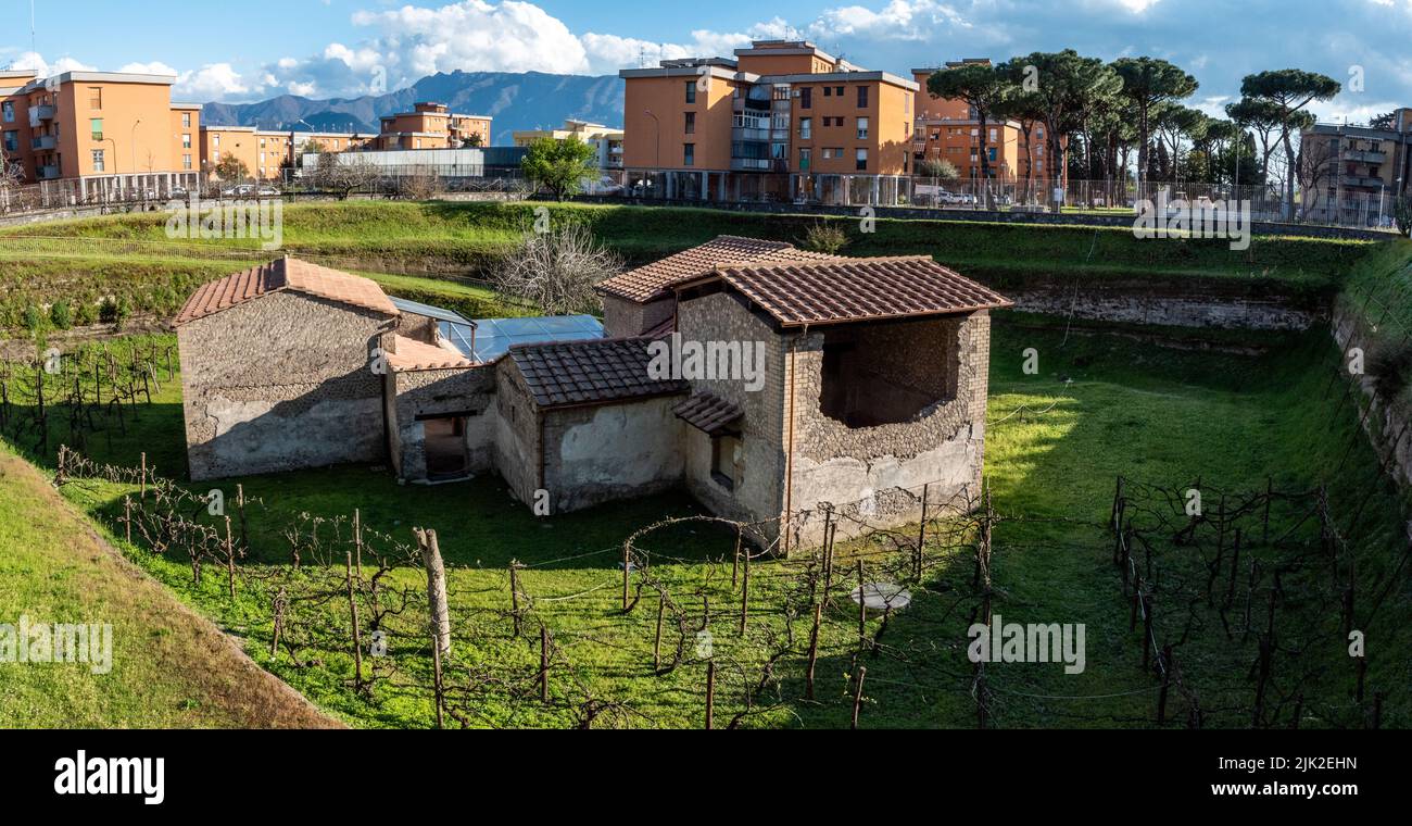 Villa regina at boscoreale hi-res stock photography and images - Alamy