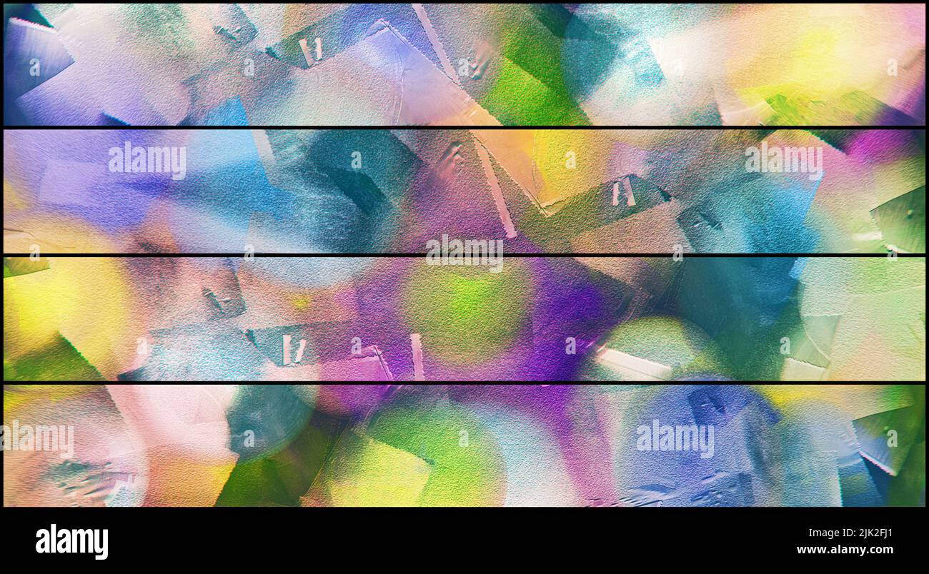 Abstract Painting. Vivid colors. 3D rendering Stock Photo - Alamy