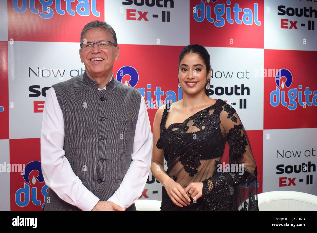 New Delhi New Delhi India 29th July 2022 Bollywood Actress Janhvi