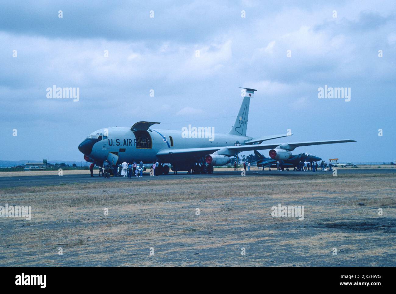 United States Air Force KC-135 Stratotanker on the ground for display ...