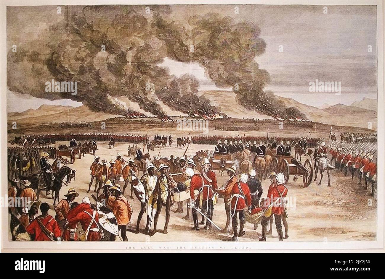 The Burning of Ulundi. The Zulu capital was capured and destroyed by ...