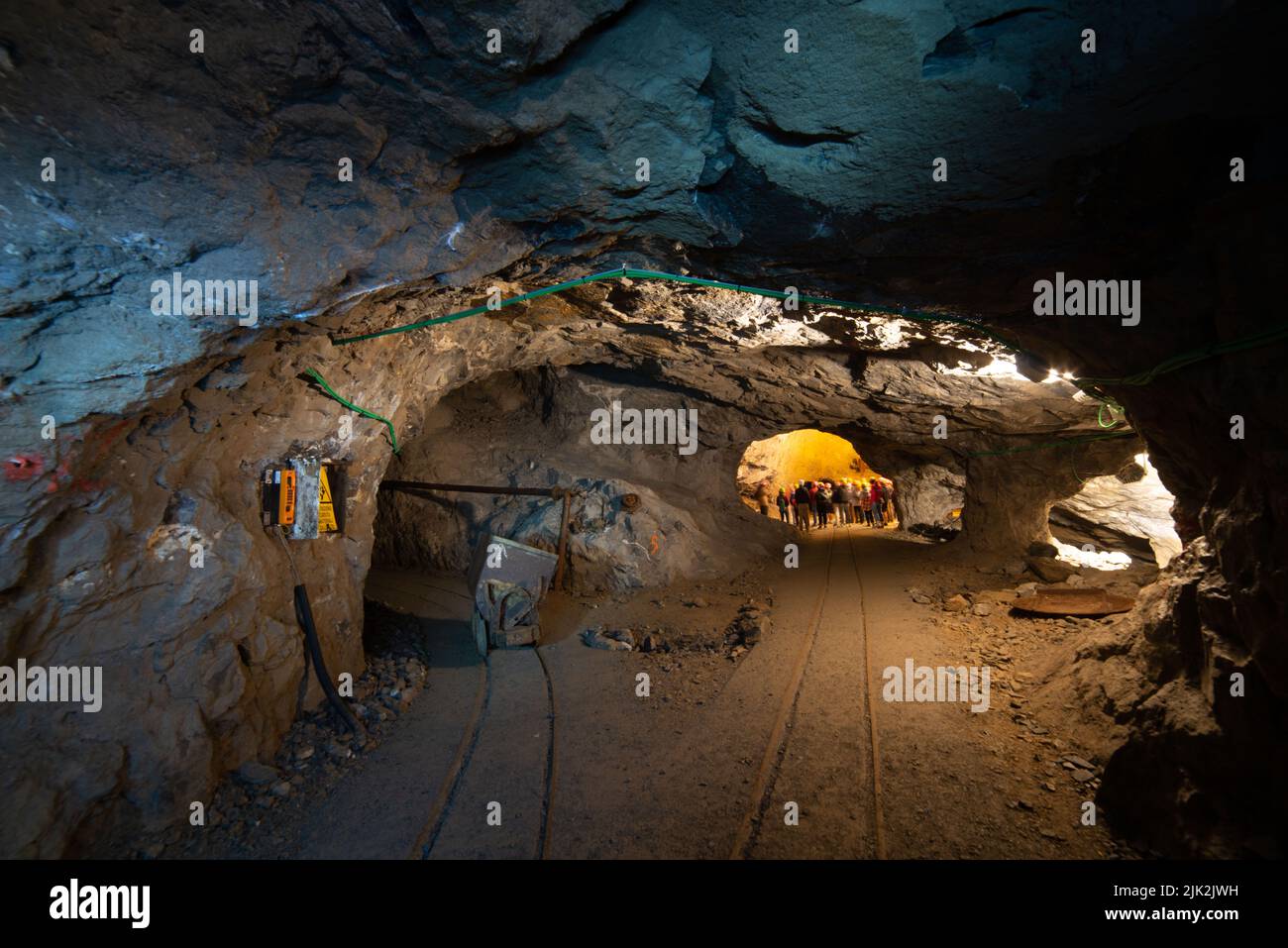 The ancient mines of Dossena Stock Photo - Alamy