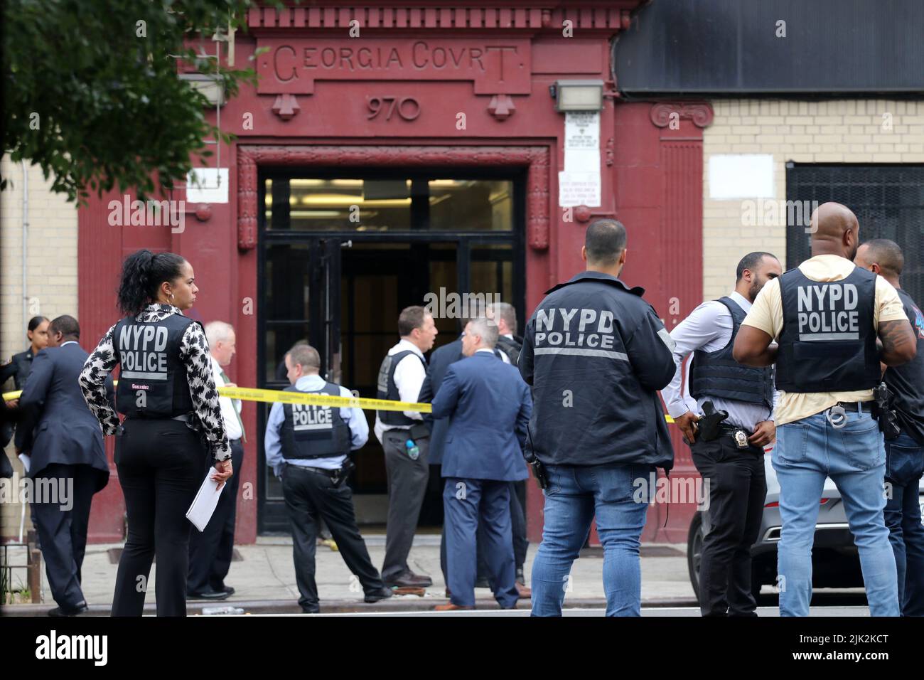 Three Suspects Apprehended in Bronx Shooting, New York, NY USA Stock ...