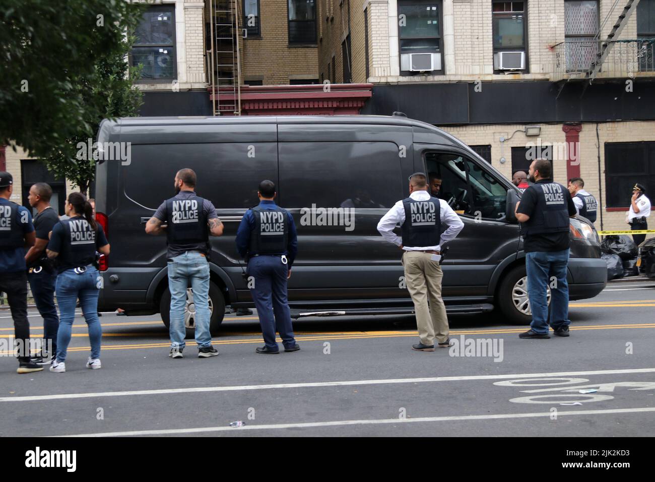 Three Suspects Apprehended in Bronx Shooting, New York, NY USA Stock ...
