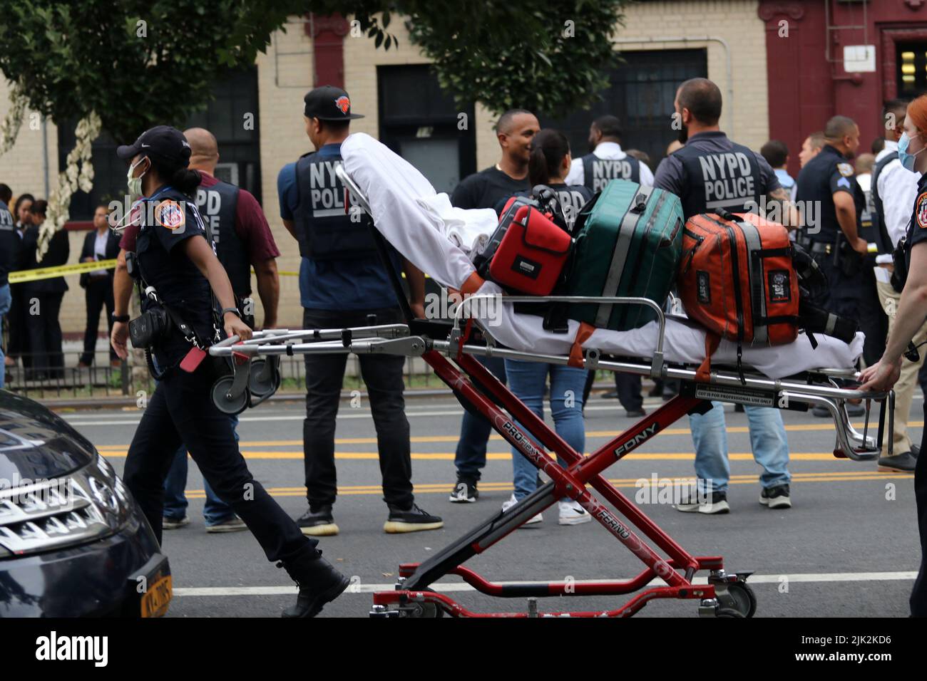 Three Suspects Apprehended in Bronx Shooting, New York, NY USA Stock ...