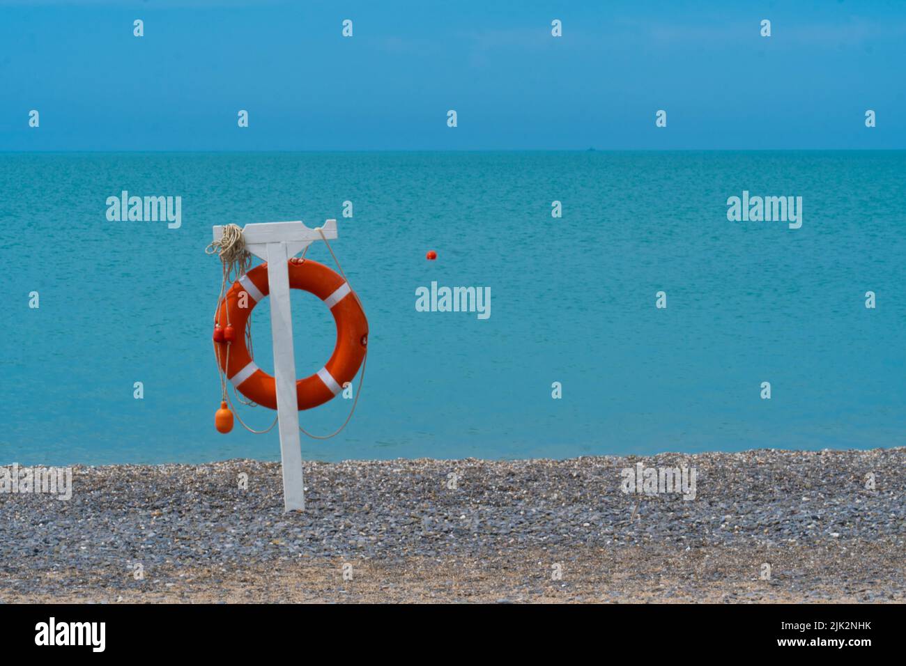 Sea safety water rescue buoy life blue equipment ring save, concept ...