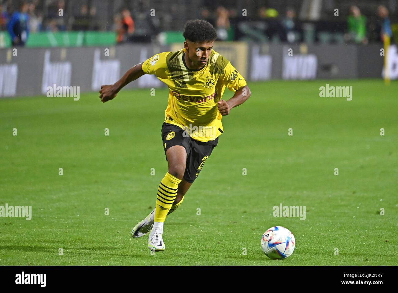 Munich, Germany. 29th July, 2022. Karim ADEYEMI (Borussia Dortmund ...