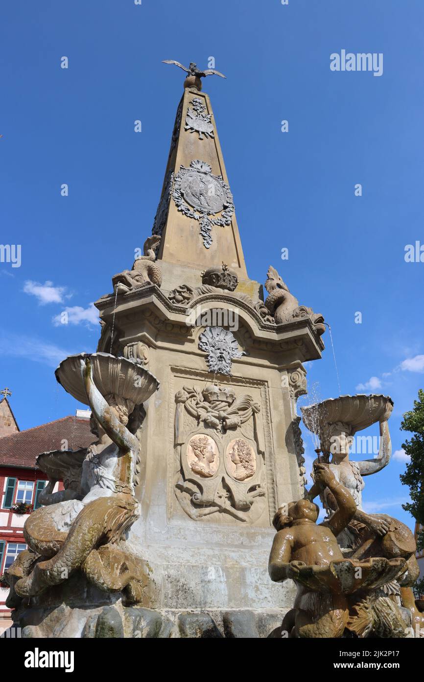 May 1717: The new Beautiful Fountain was inaugurated on the market ...