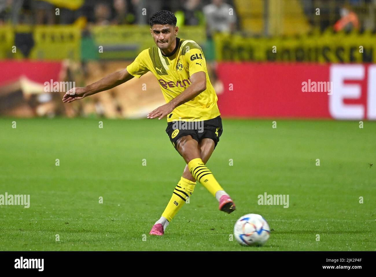Munich, Germany. 29th July, 2022. Mahmoud DAHOUD (Borussia Dortmund ...