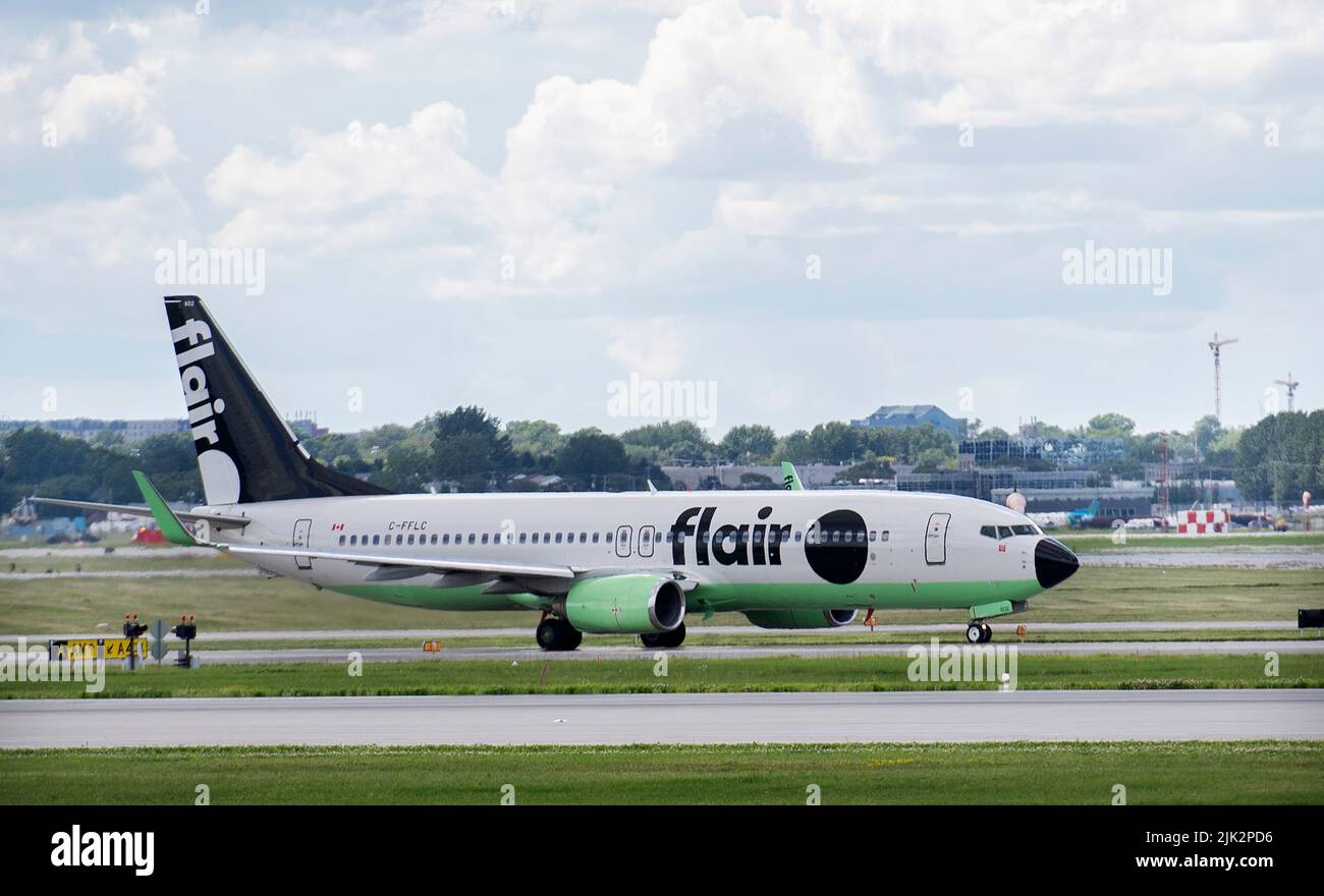 Flair airlines airplane hi-res stock photography and images - Alamy