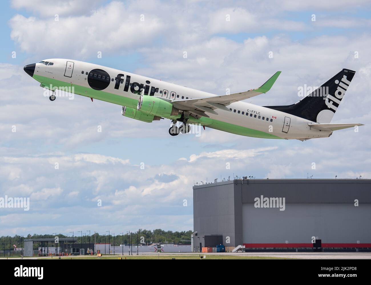 Flair airlines airplane hi-res stock photography and images - Alamy