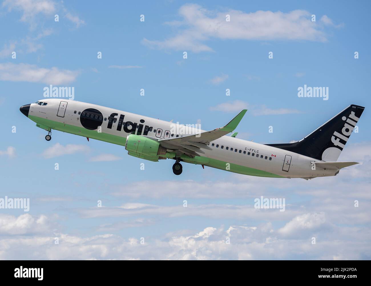 Flair airlines airplane hi-res stock photography and images - Alamy