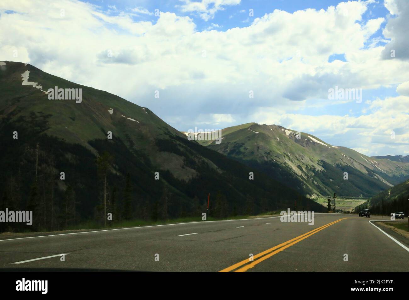 Scenic drive through the mountains Stock Photo - Alamy