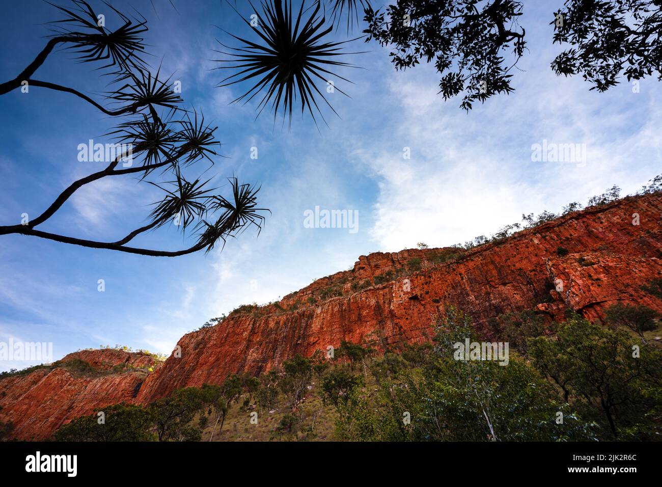 Cliff of El Questro, on the way to beautiful Emma Gorge in Kimberley ...