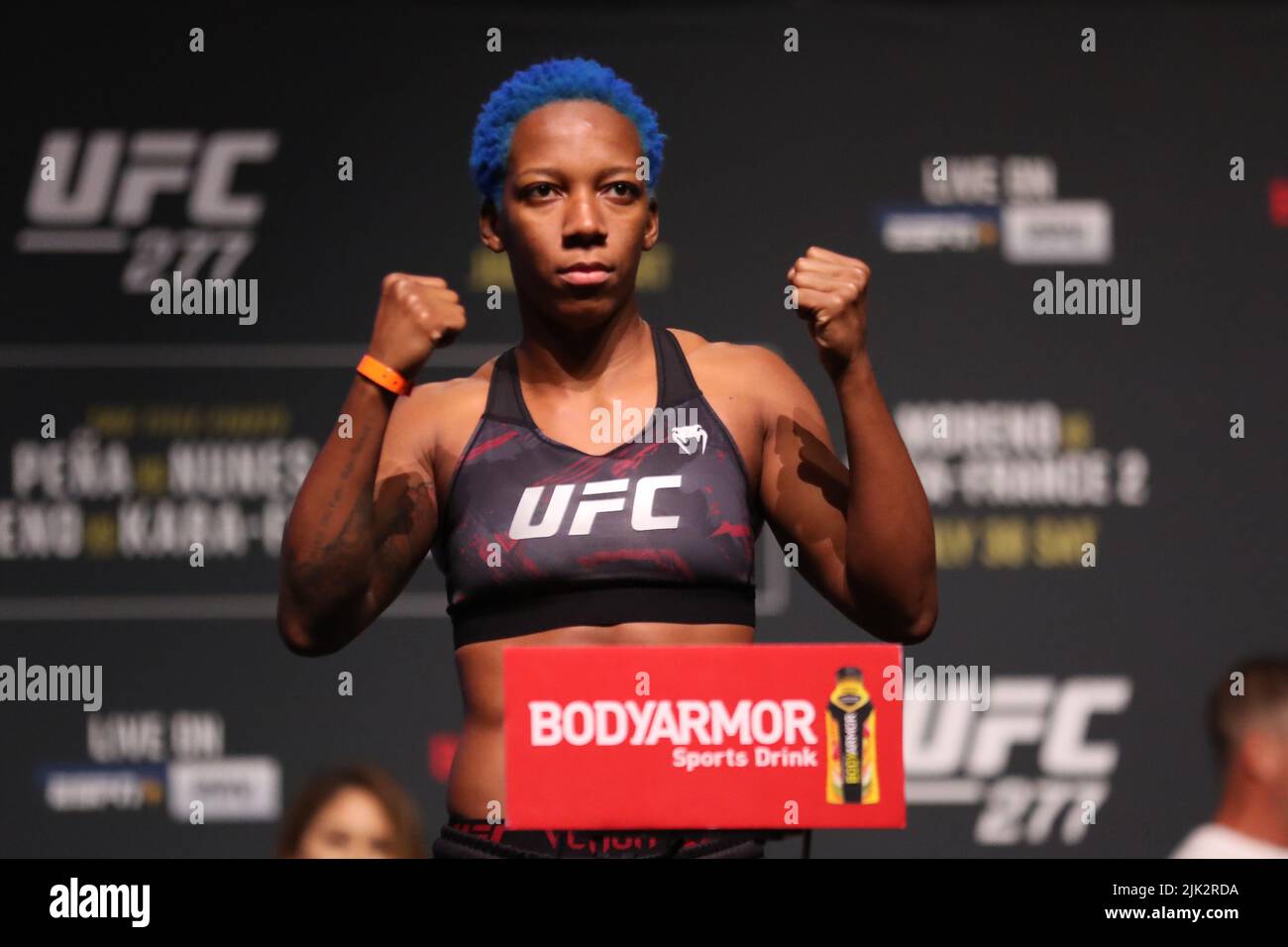 Dallas, USA. 29th July, 2022. DALLAS, TX - JULY 29: Joselyne Edwards ...