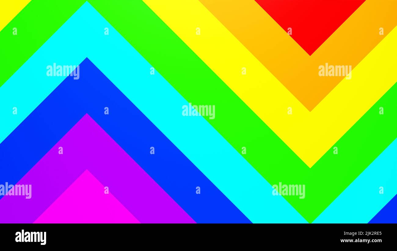 3D rendering. Diagonal lines pattern forming triangles. Background with ...