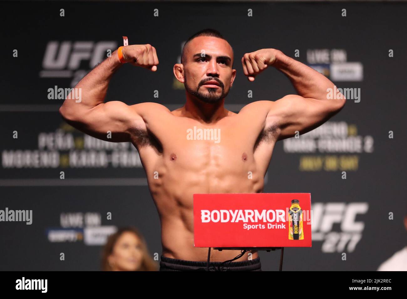 Dallas, USA. 29th July, 2022. DALLAS, TX - JULY 29: Rafa Garcia steps ...