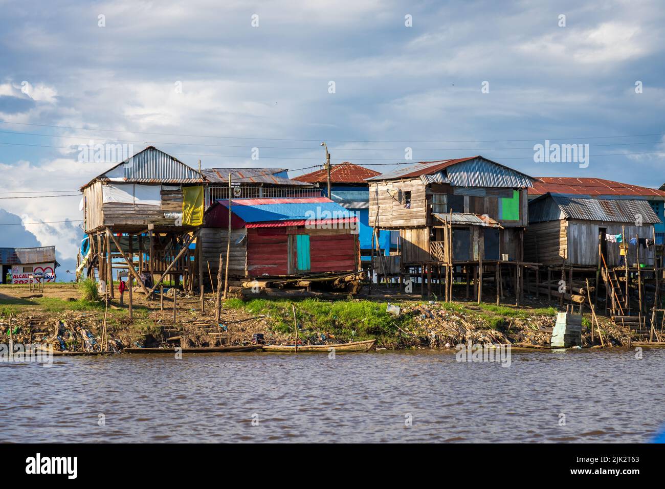 Poverty and open sewage are rampant in Belen, in the Peruvian Amazon ...