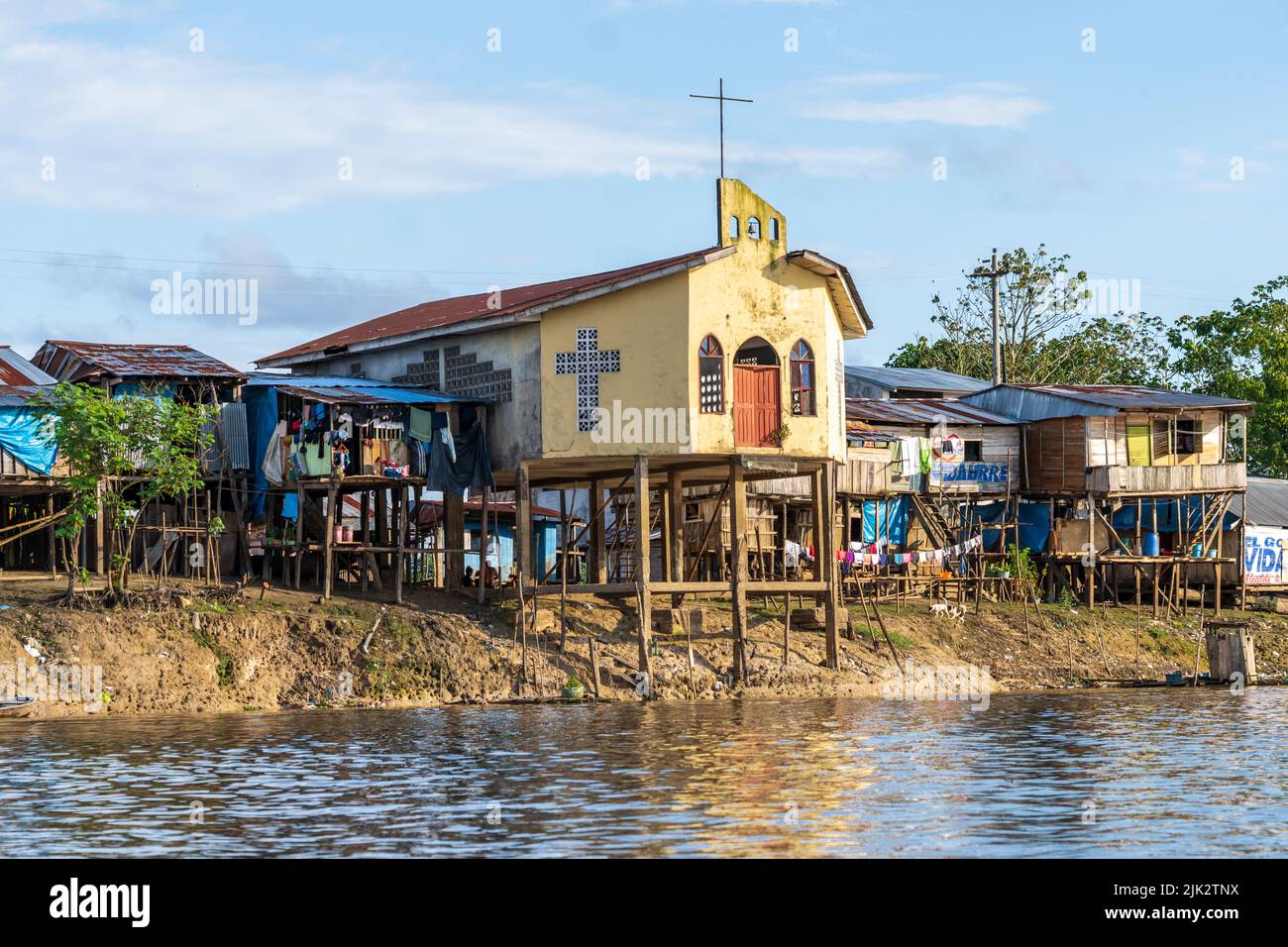Poverty and open sewage are rampant in Belen, in the Peruvian Amazon ...