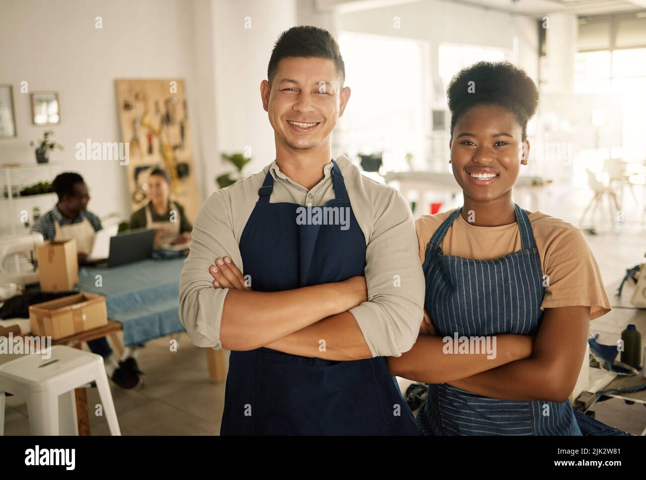 Diverse design team standing hi-res stock photography and images - Alamy