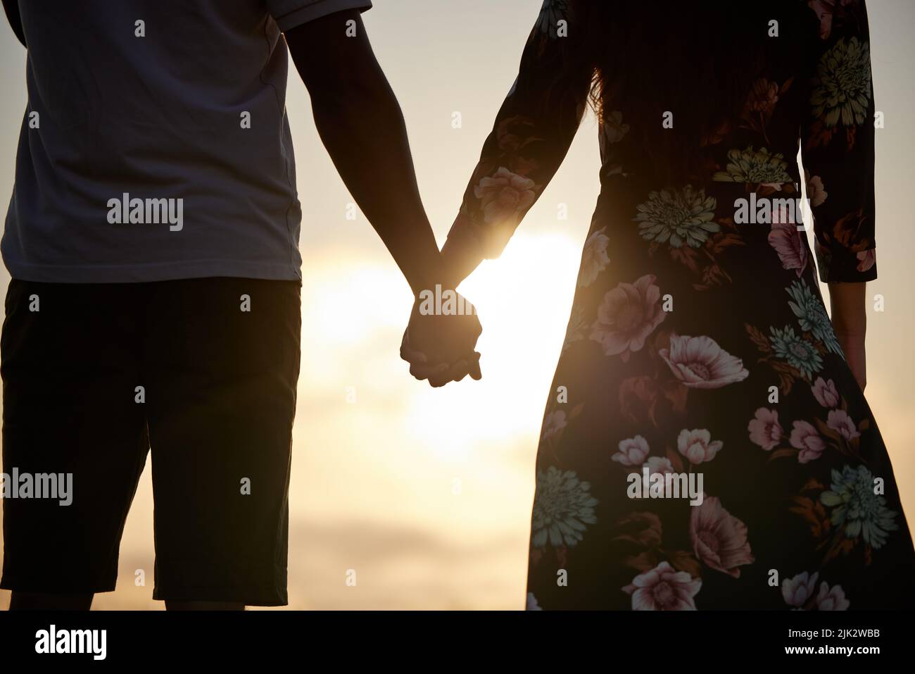 Take my hand, take my whole life too. an unrecognizable couple holding ...