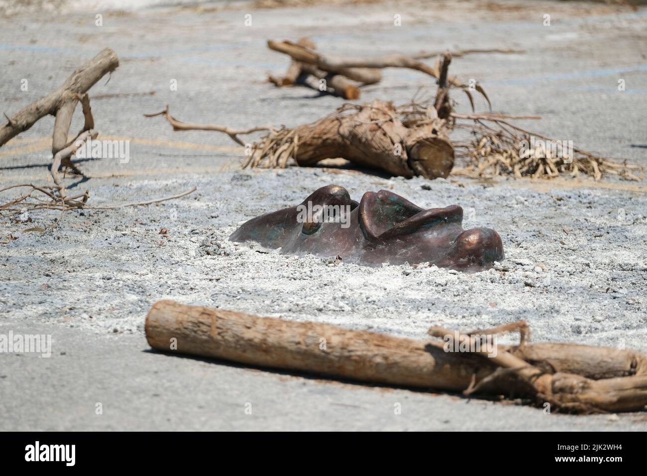 Msida, Malta. 29th July, 2022. Photo taken shows the solo exhibition ...