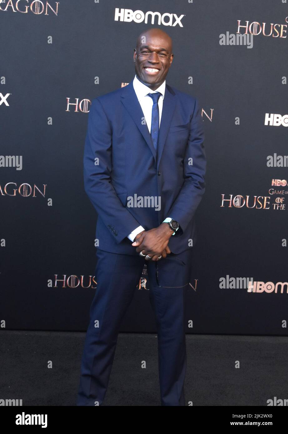 Los Angeles, California, USA 27th July 2022 Actor Steve Toussaint ...