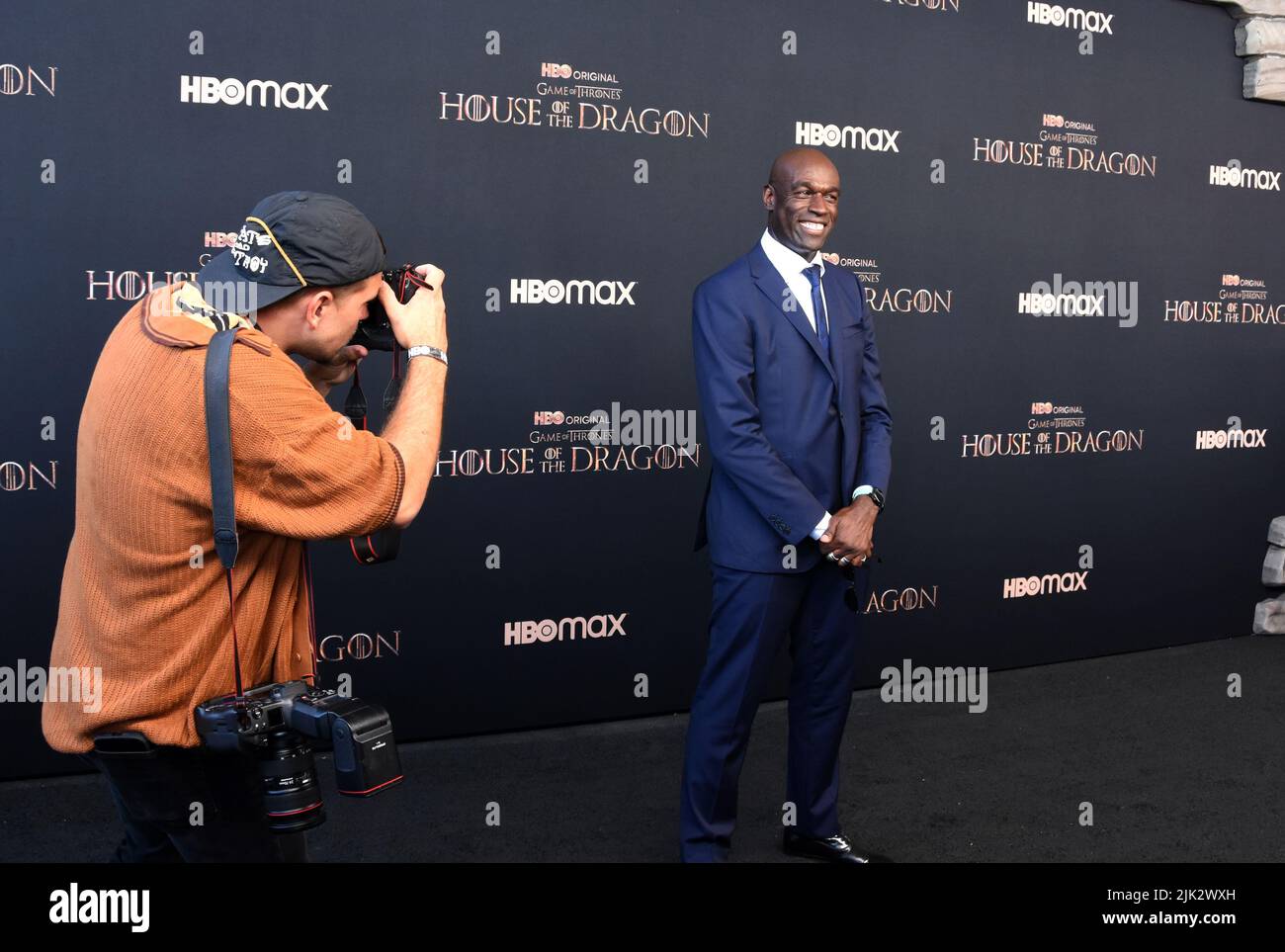 Los Angeles, California, USA 27th July 2022 Actor Steve Toussaint ...