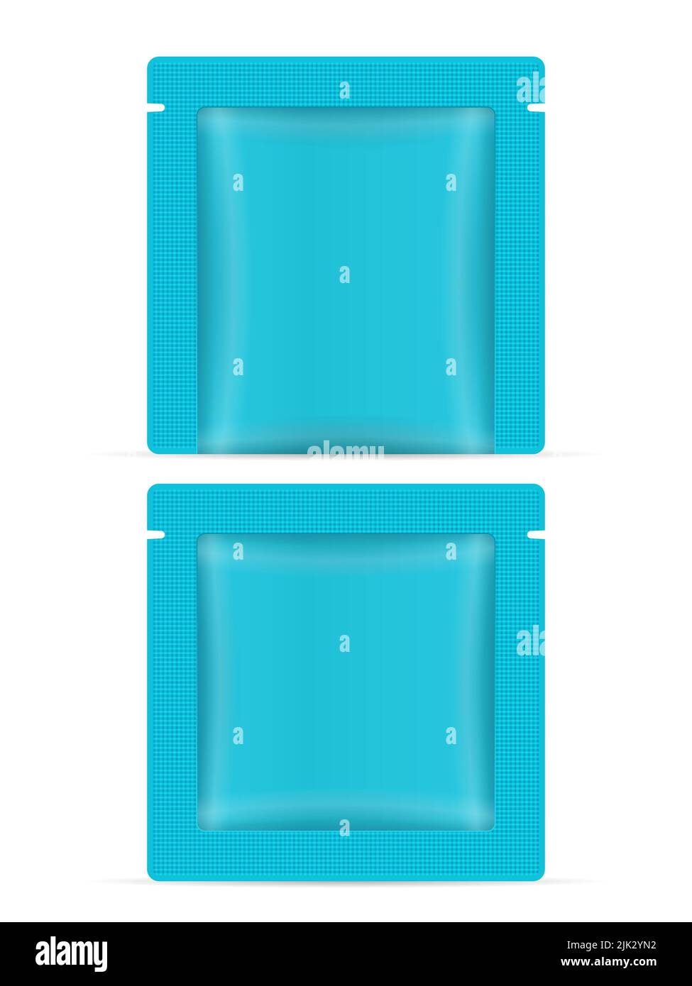 Sachet set on a white background. Vector illustration Stock Photo - Alamy