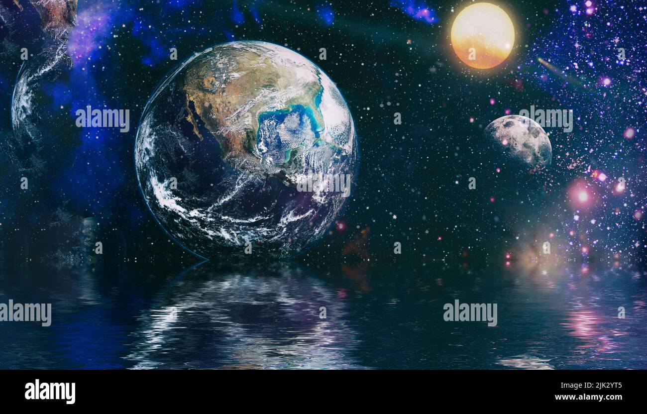 abstract, astrology, astronomy, background, black, blue, bright ...