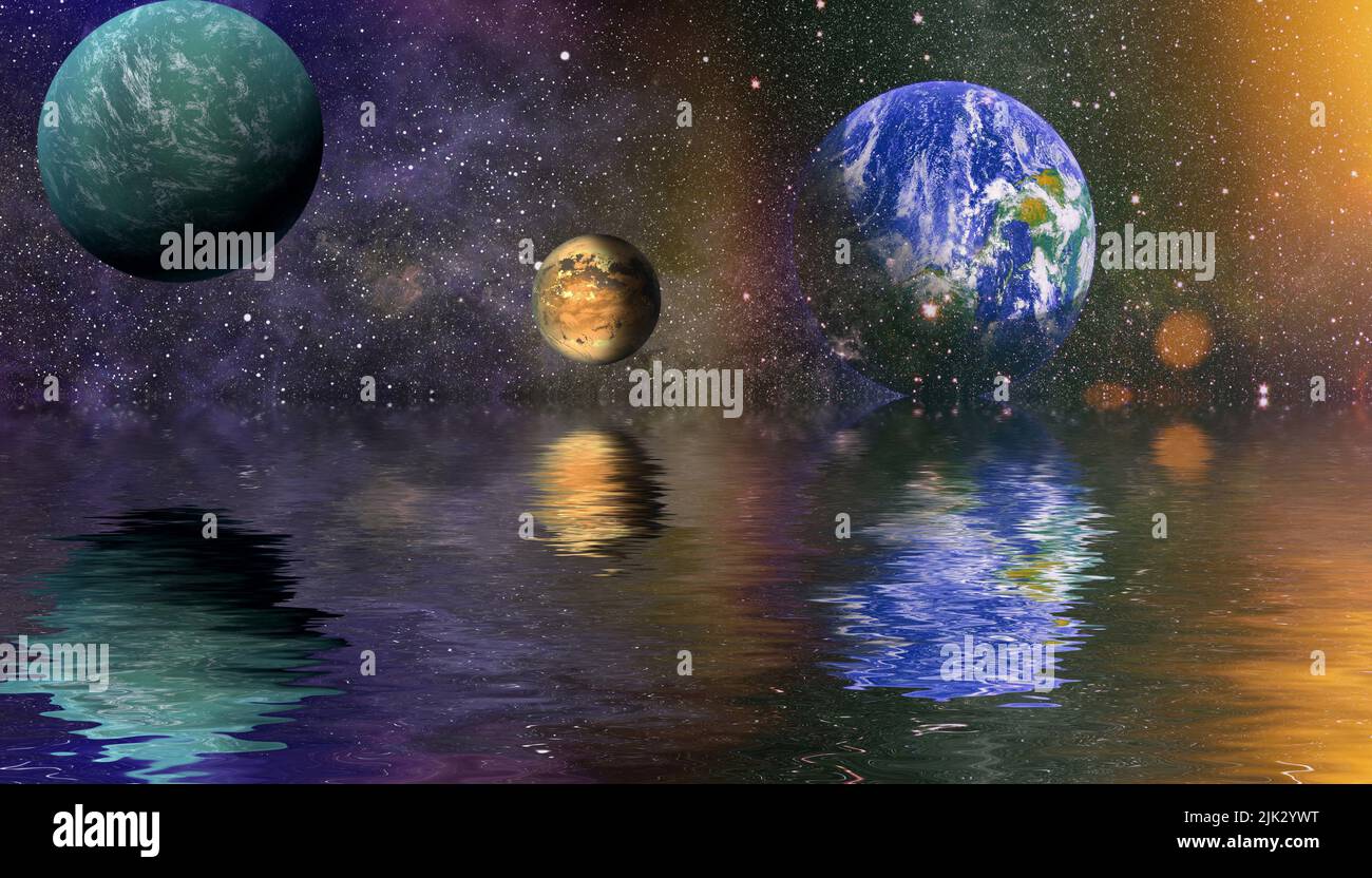 abstract, astrology, astronomy, background, black, blue, bright ...