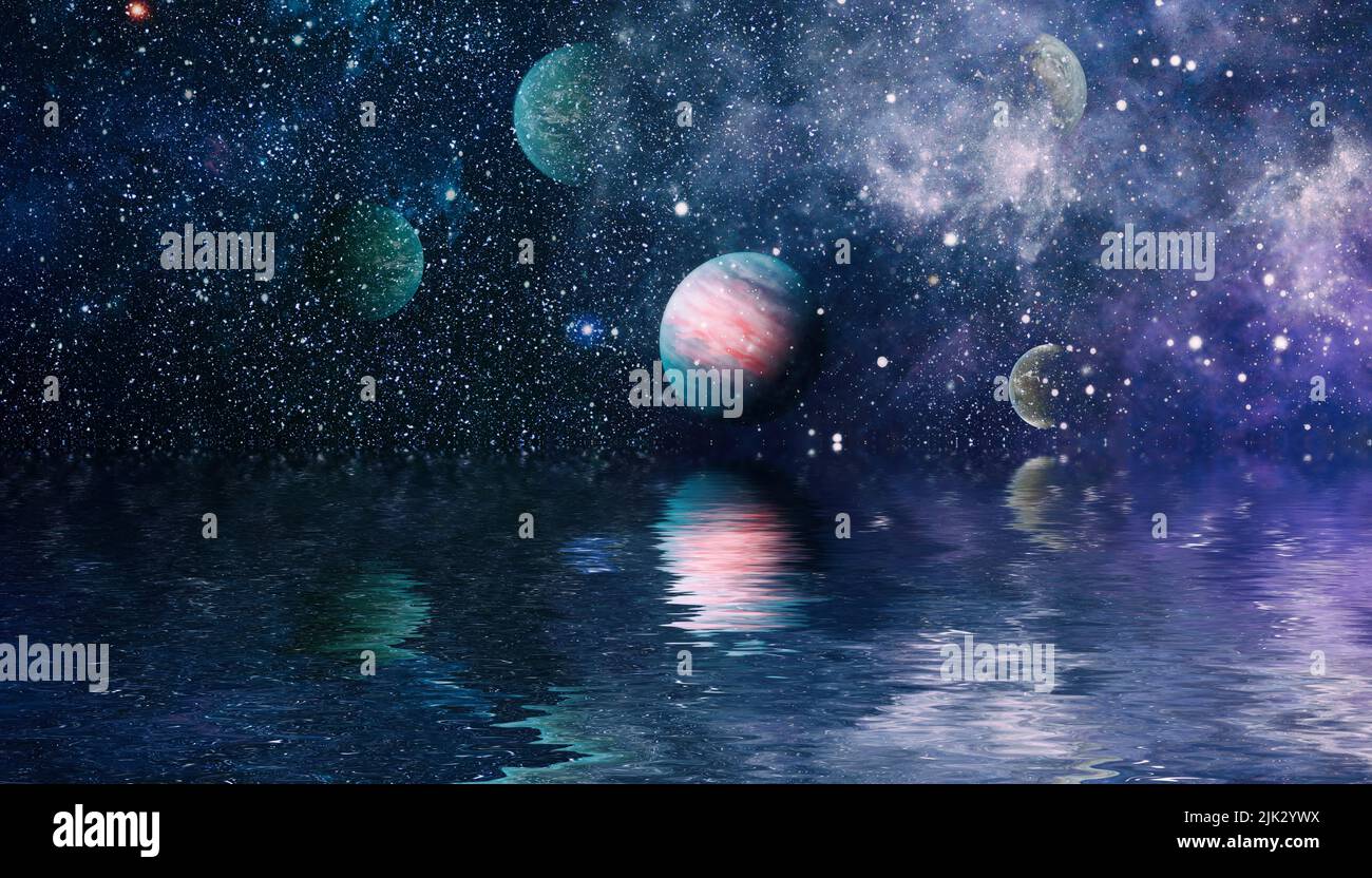 abstract, astrology, astronomy, background, black, blue, bright ...