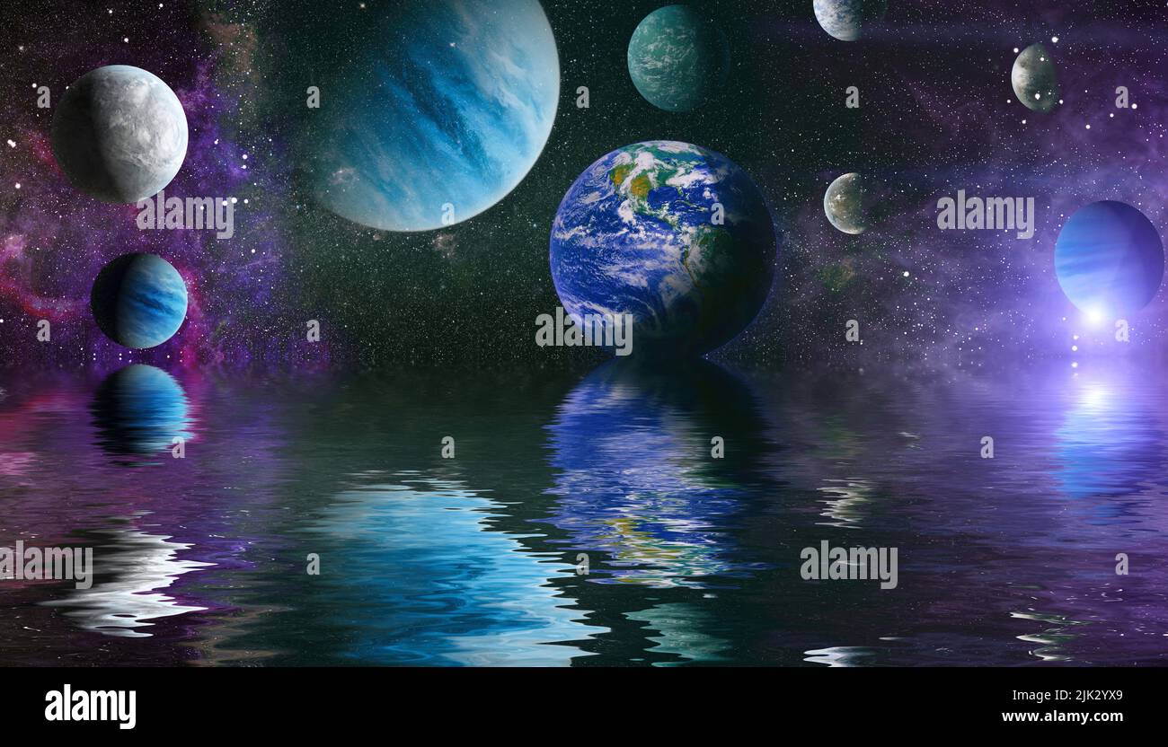 abstract, astrology, astronomy, background, black, blue, bright ...