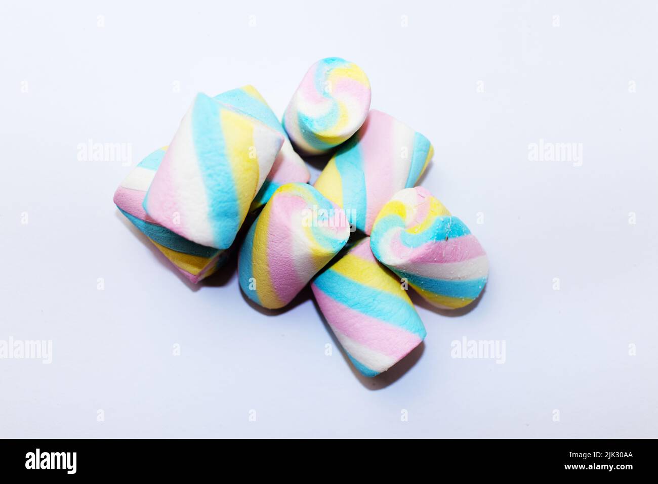 Rainbow marshmallow twist hi-res stock photography and images - Alamy