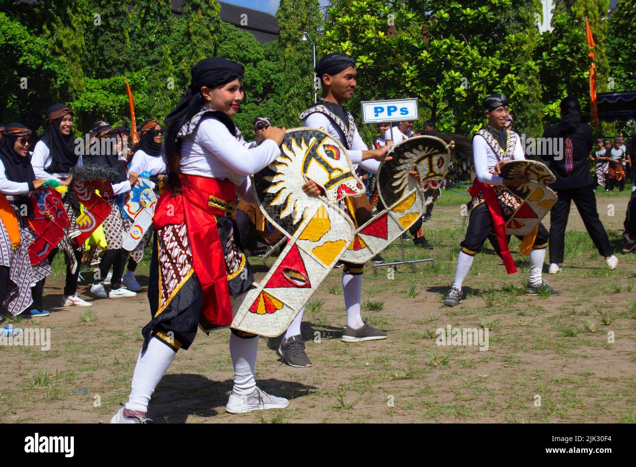 "Yogyakarta, Indonesia - May 2, 2019, breaking jathilan dancing (tari ...
