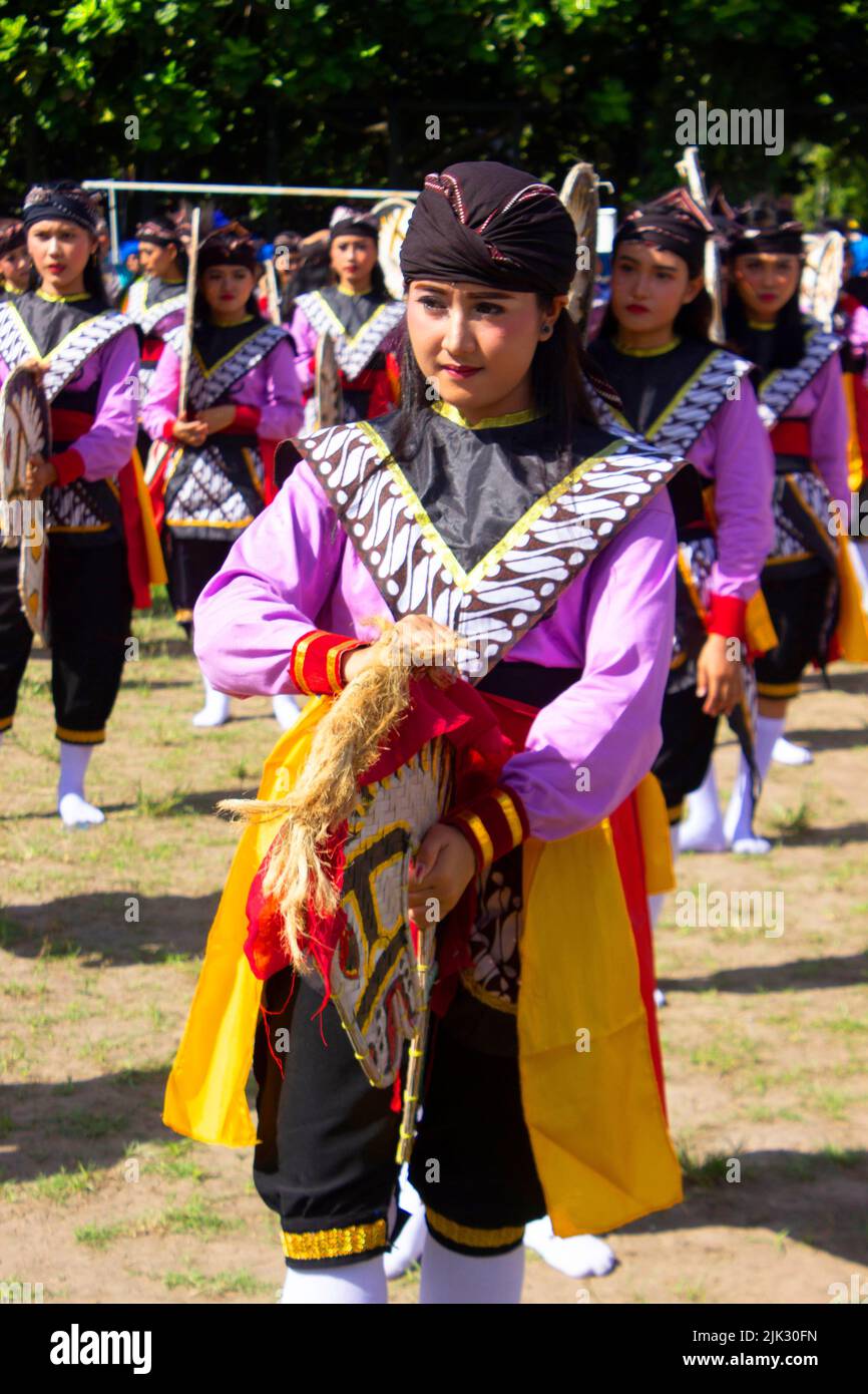 "Yogyakarta, Indonesia - May 2, 2019, breaking jathilan dancing (tari ...