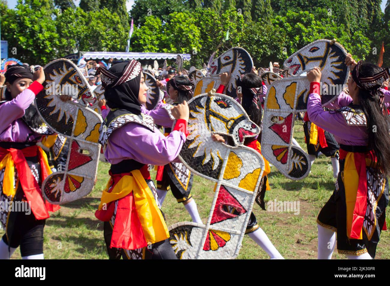 "Yogyakarta, Indonesia - May 2, 2019, breaking jathilan dancing (tari ...