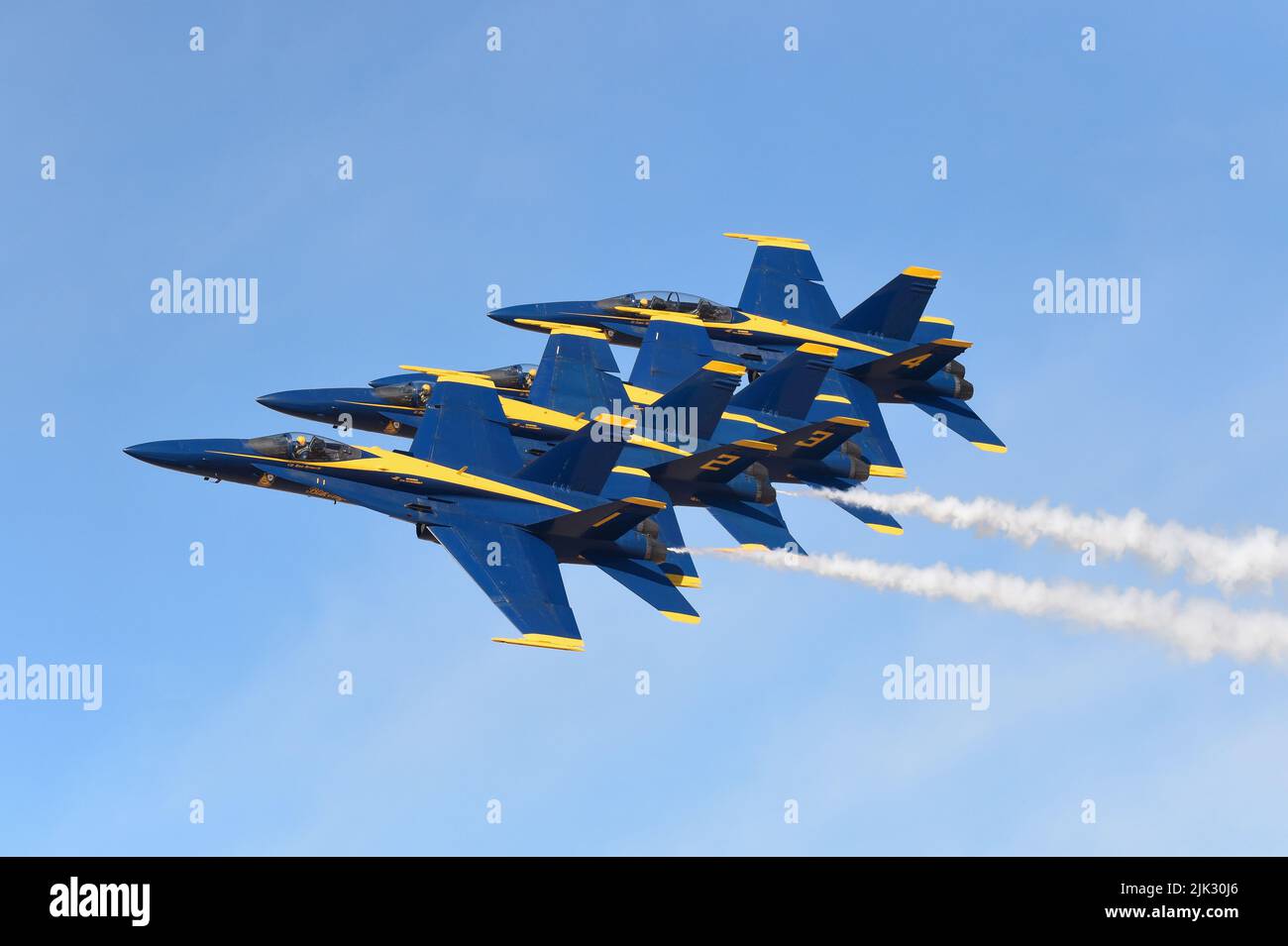 United States Navy Blue Angels practice during winter training at NAF ...