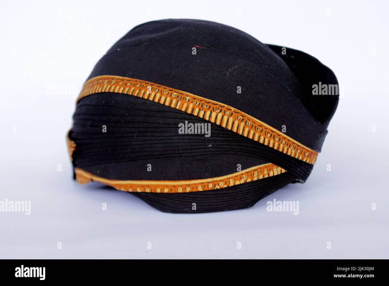 blangkon hitam or black blangkon a traditional hat Javanese men ...