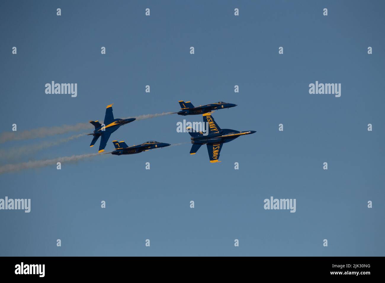 United States Navy Blue Angels practice during winter training at NAF ...