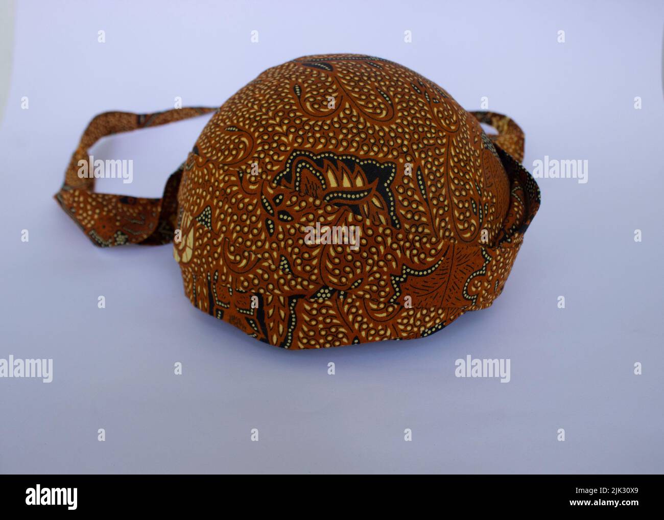 blangkon a traditional hat Javanese men. isolated on white background ...