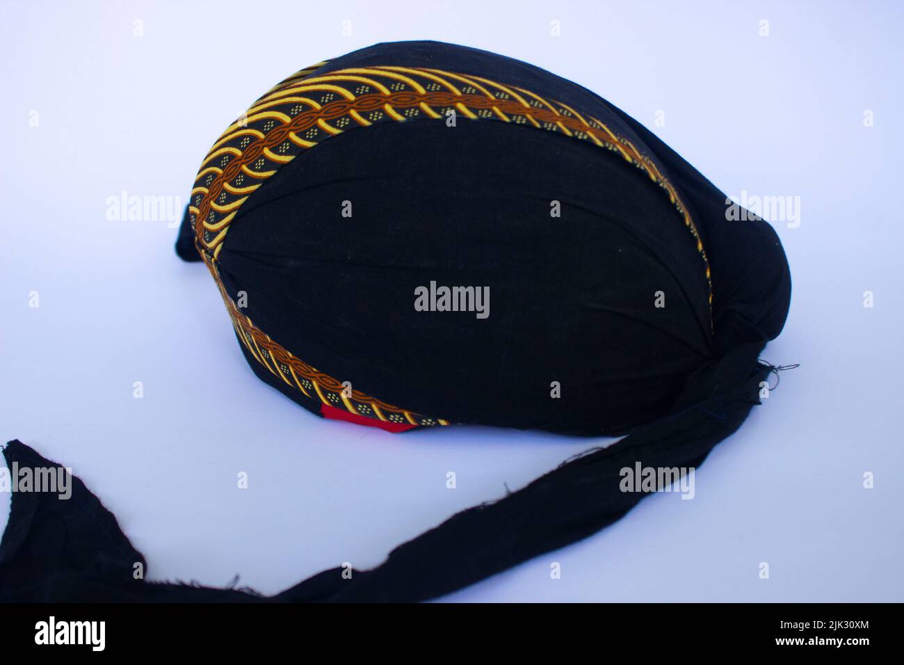 blangkon a traditional hat Javanese men. isolated on white background ...