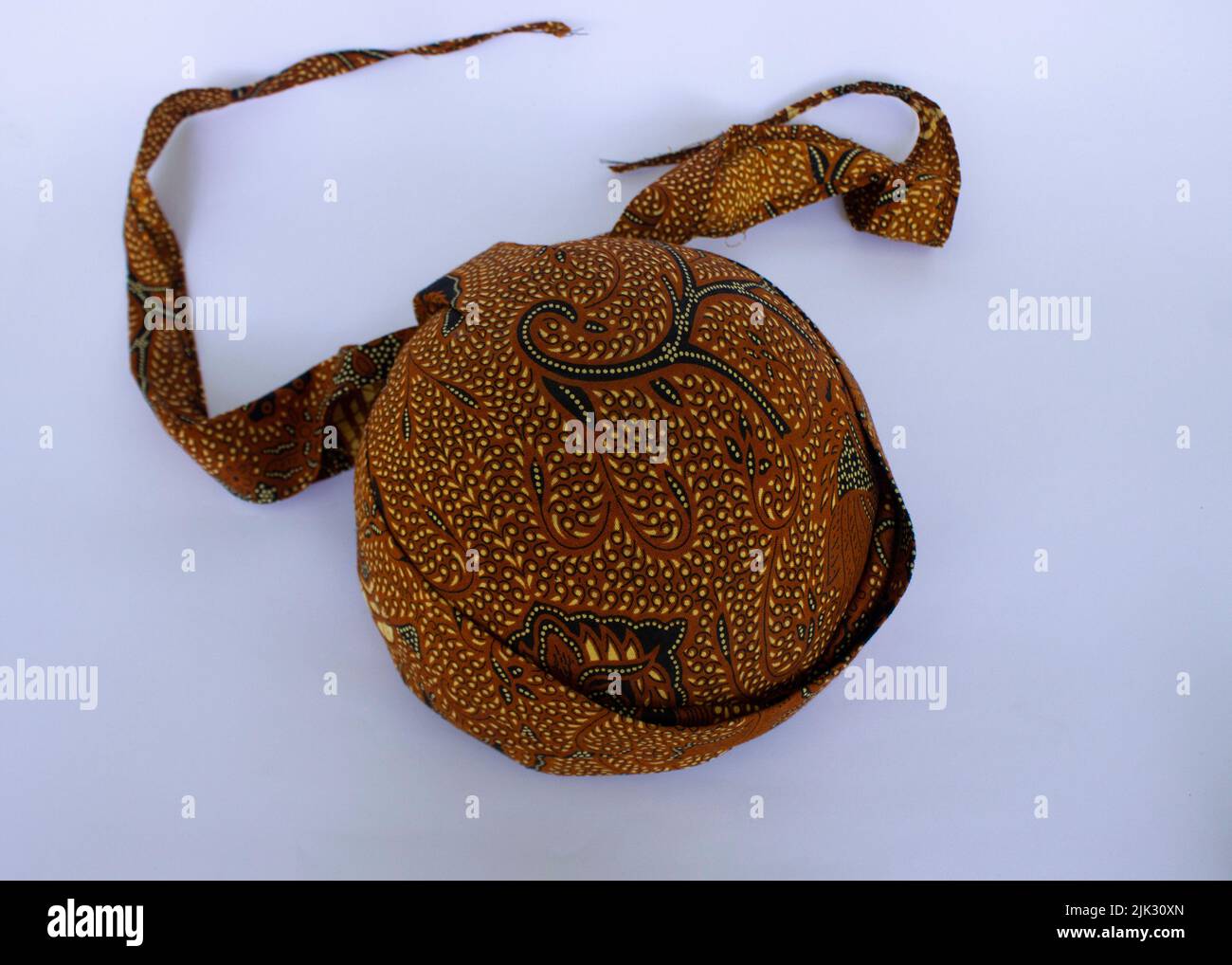 blangkon a traditional hat Javanese men. isolated on white background ...