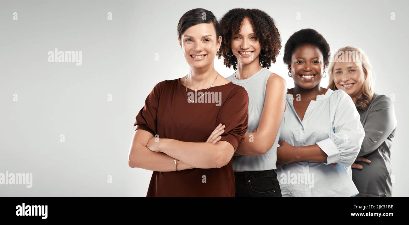 The line of strong women doesnt end with me. a diverse group of women ...