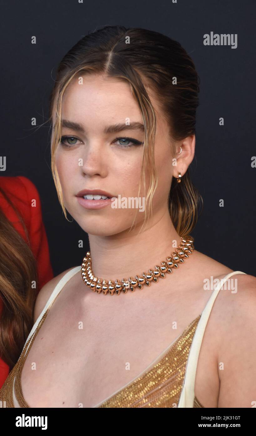 Los Angeles, California, USA 27th July 2022 Actress Milly Alcock ...