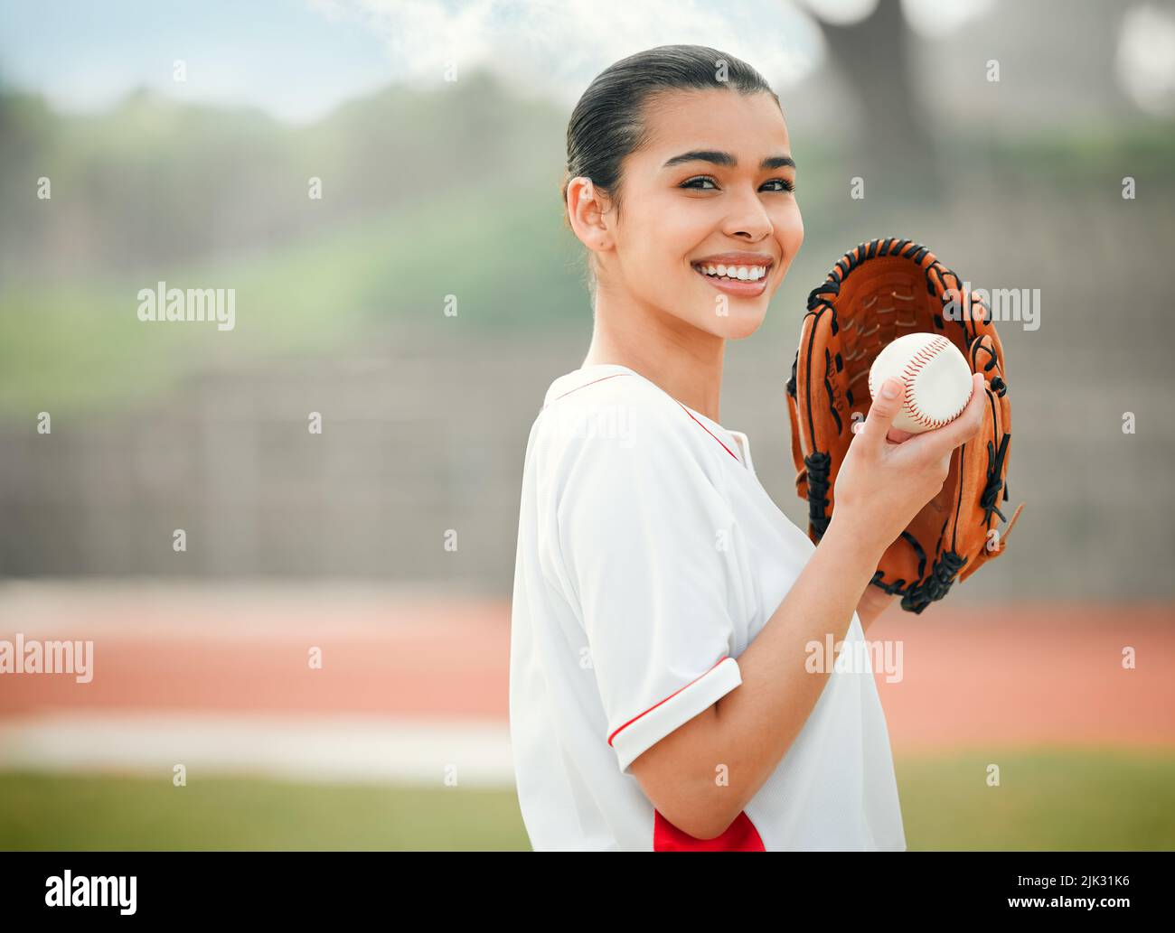 Ive got a pitch for you... Cropped portrait of an attractive young ...
