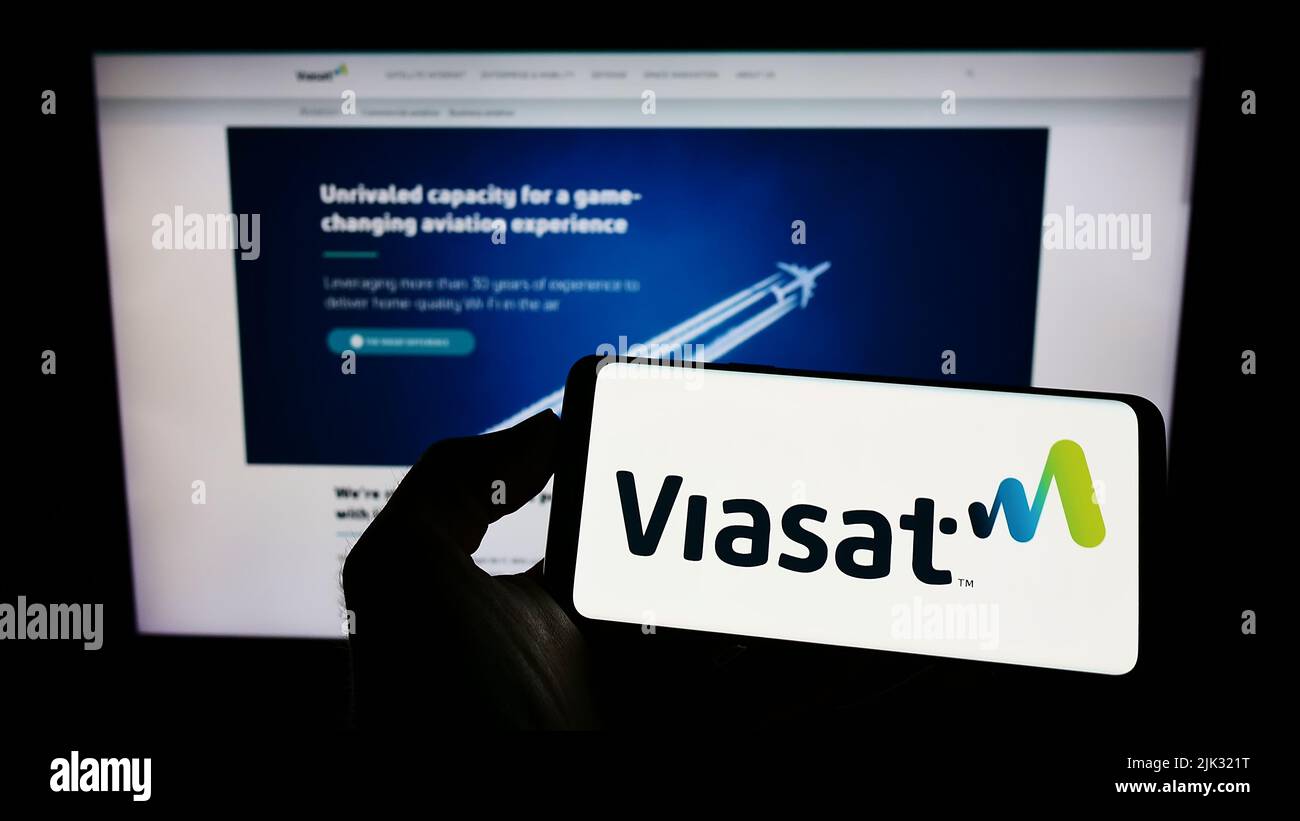 Viasat logo hi-res stock photography and images - Alamy